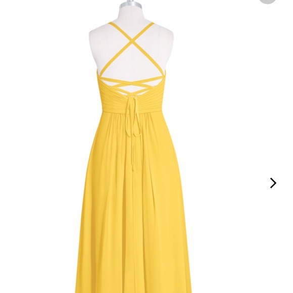Azazie | Dresses | Azazie Long Bridesmaid Dress Marigoldyellow Nwt ...